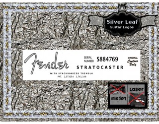 Guitar Decals Restoration Logos - Fender Stratocaster Decals