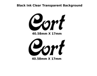 Guitar Decals Restoration Logos - Cort Decals