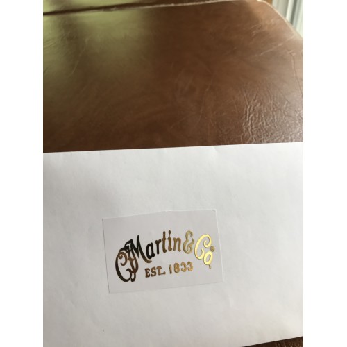 Guitar Decals Restoration Logos - Martin & Co. Guitar Decal Metal Laser M13