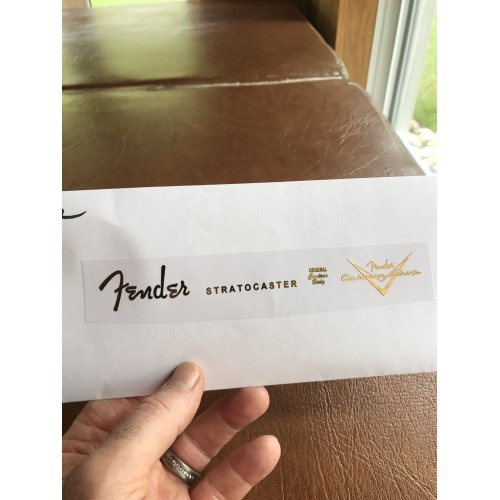 Guitar Decals Restoration Logos - Fender Stratocaster Guitar Decal 3D ...